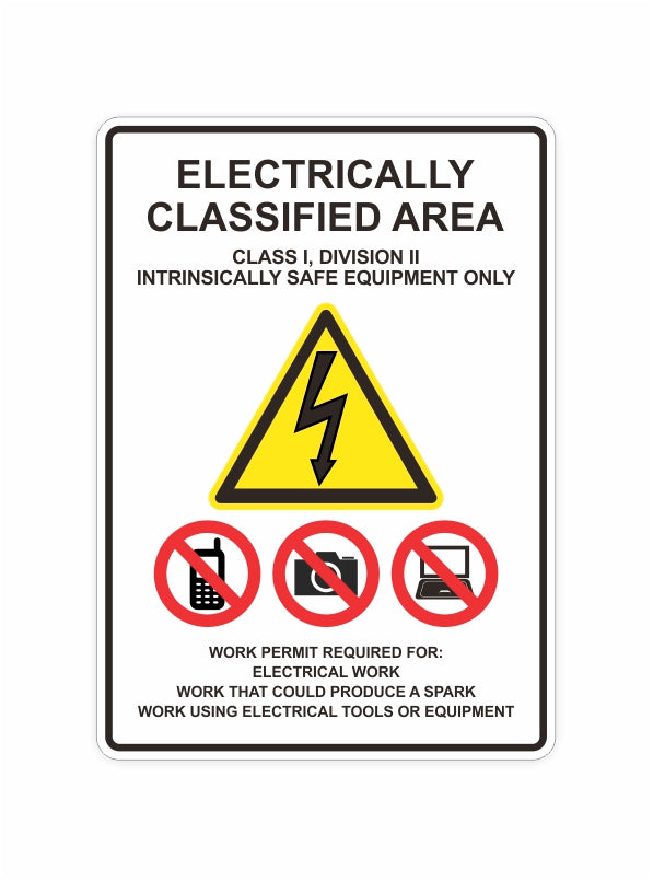Electrically Classified Area Decal – Media Gooru