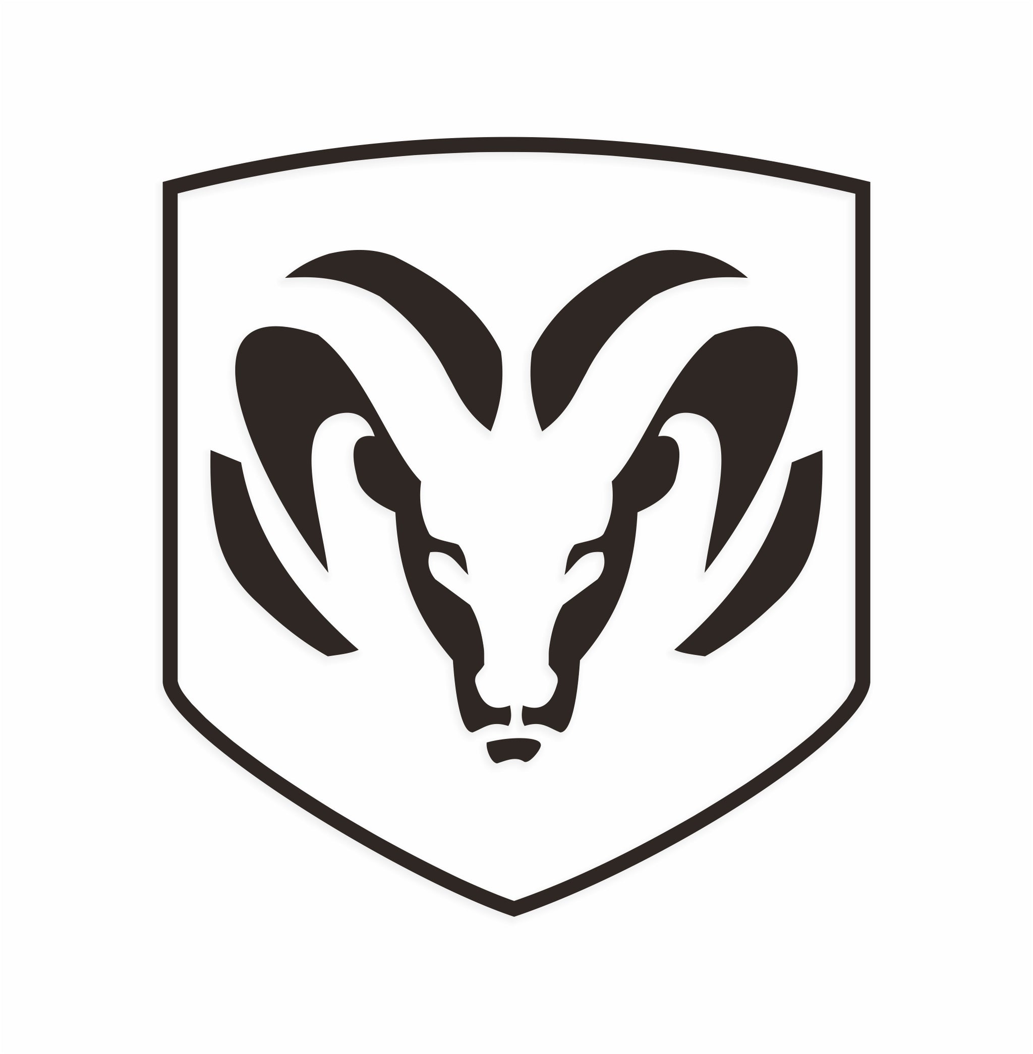 ram head logo vector