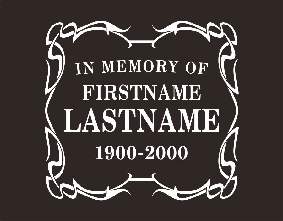 In Memory Decal - Endless Scroll – Media Gooru