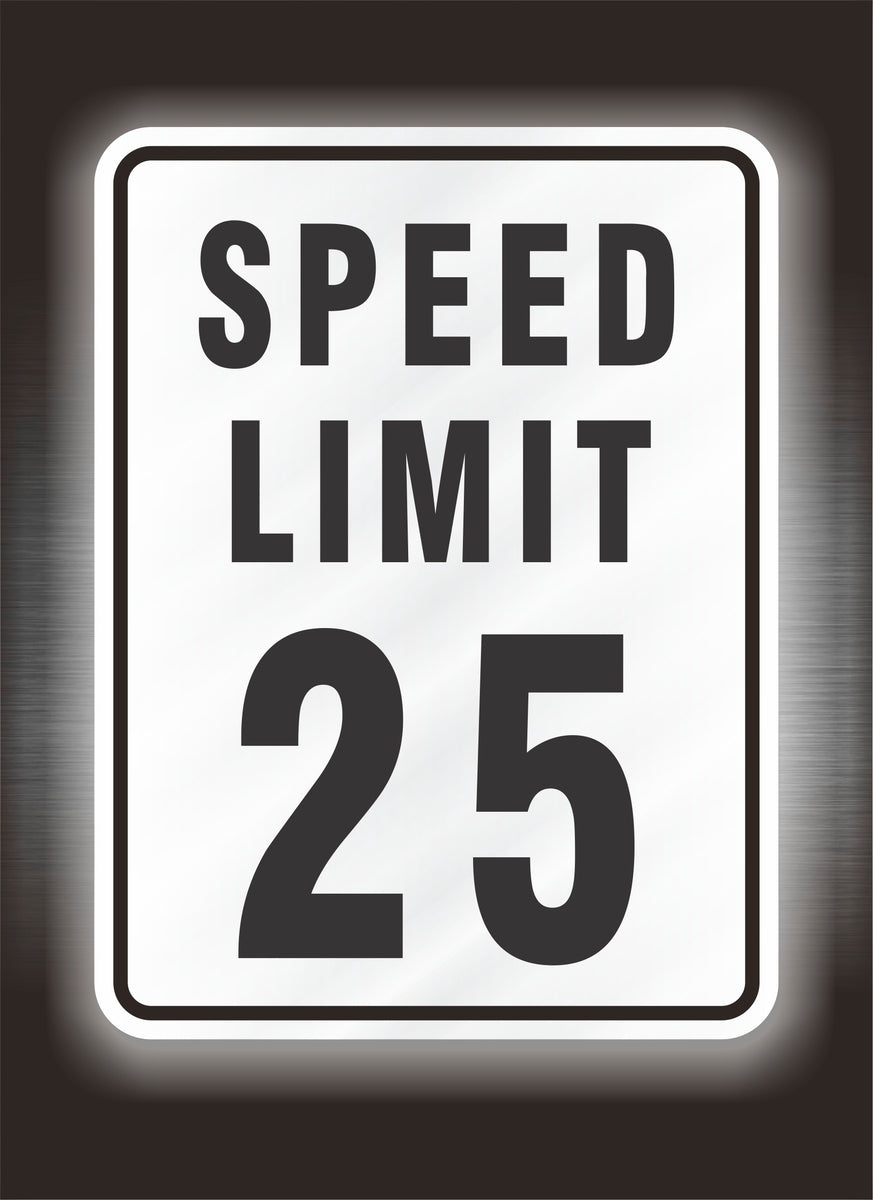 Speed Limit Sign / 25 mph – Media Gooru